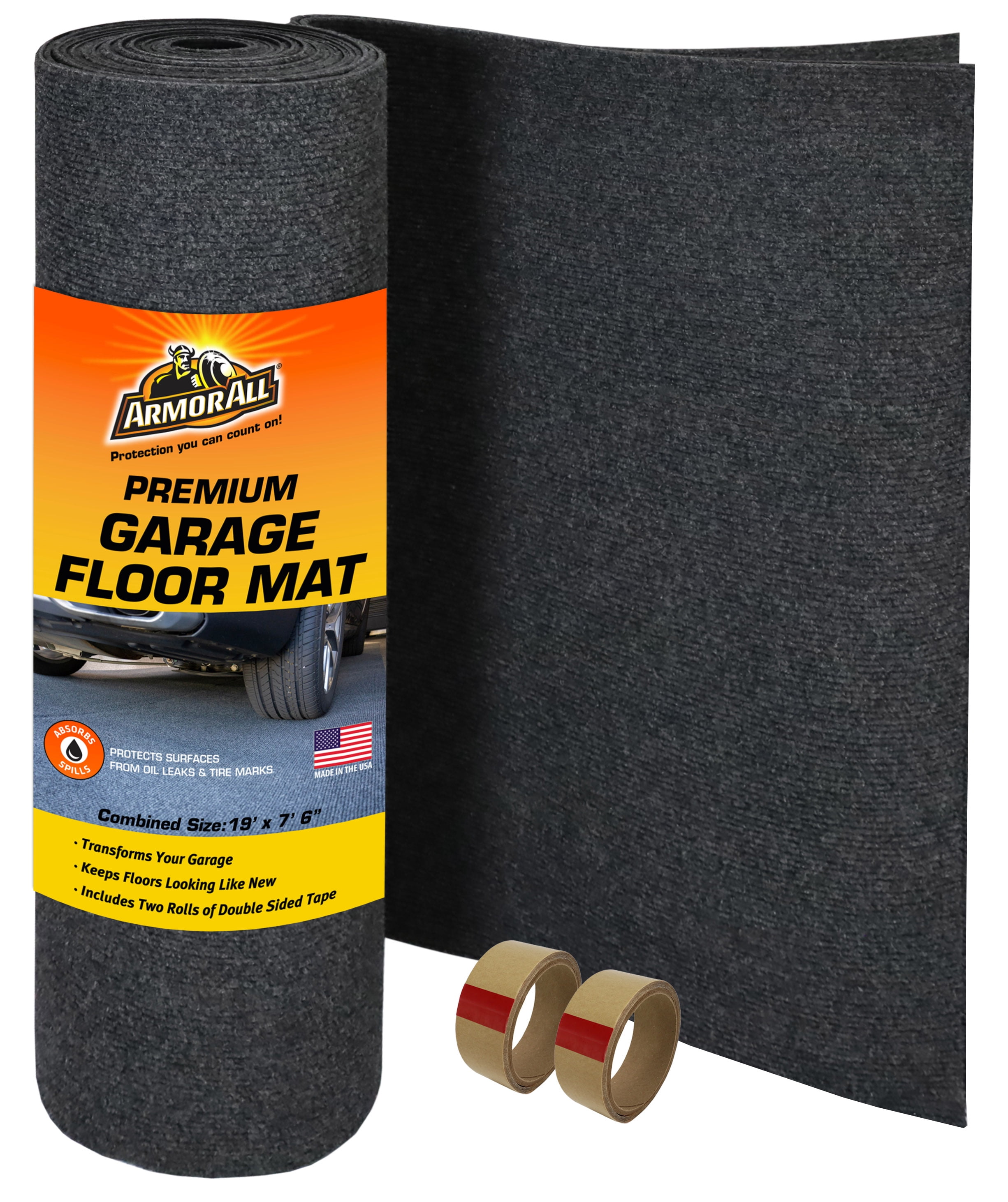 Armor All Premium Garage Floor Mat, Increased Thickness & Cushion ...