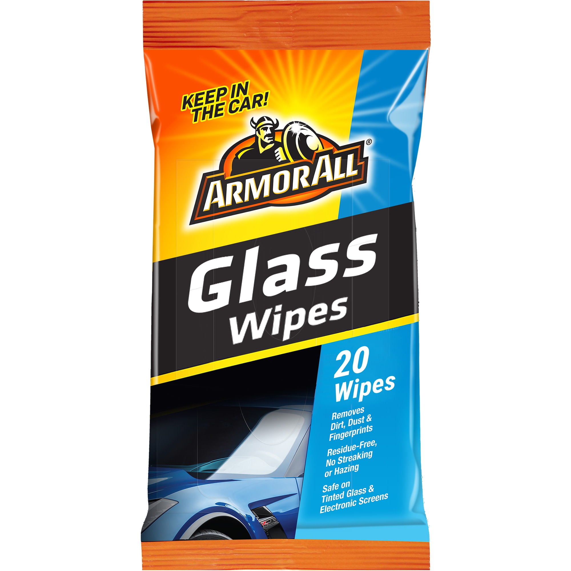 Armor All Streak Free Auto Glass Cleaner Wipes for Car Windows and ...