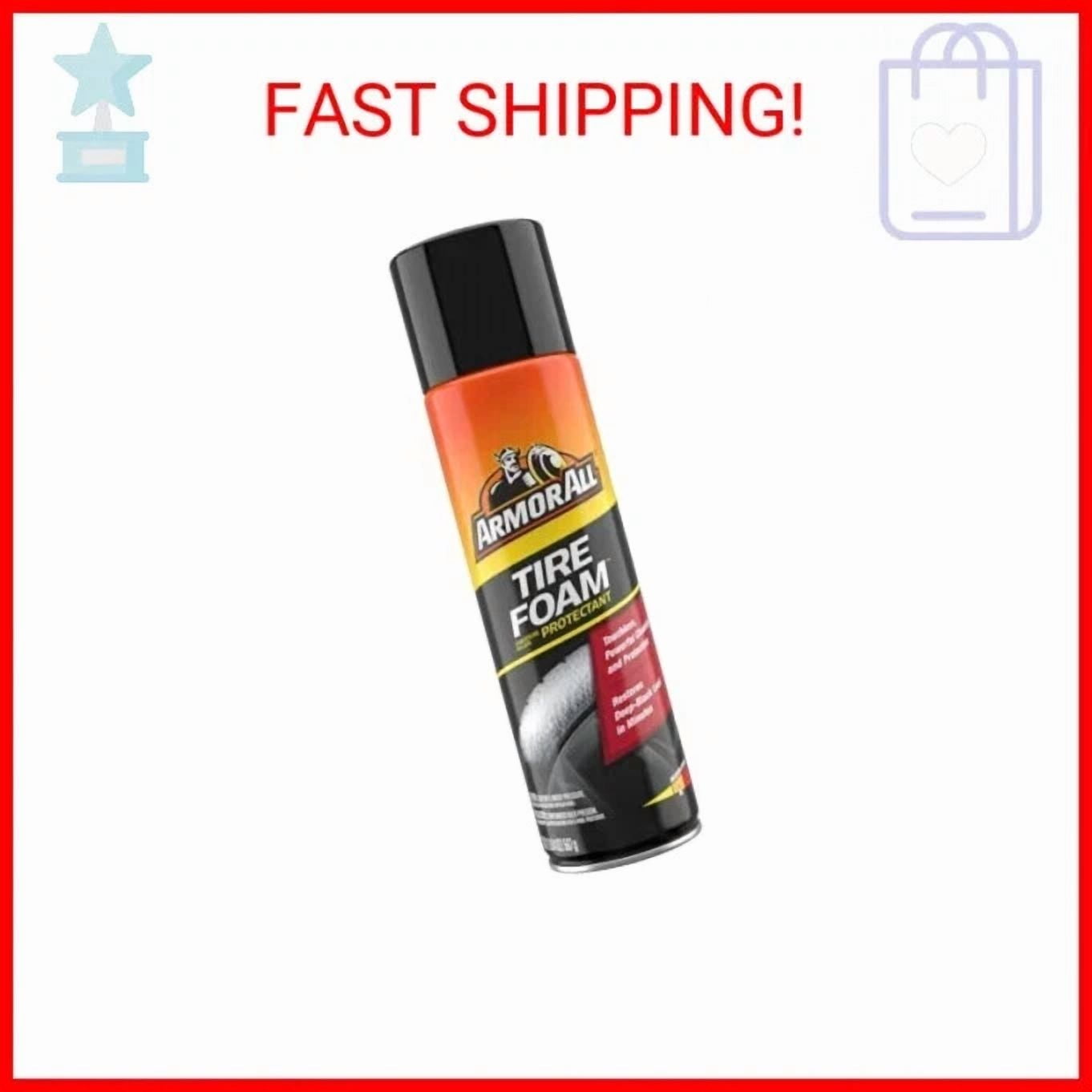 Armor All Tire Foam, Tire Cleaner Spray For Cars, Trucks, Motorcycles ...