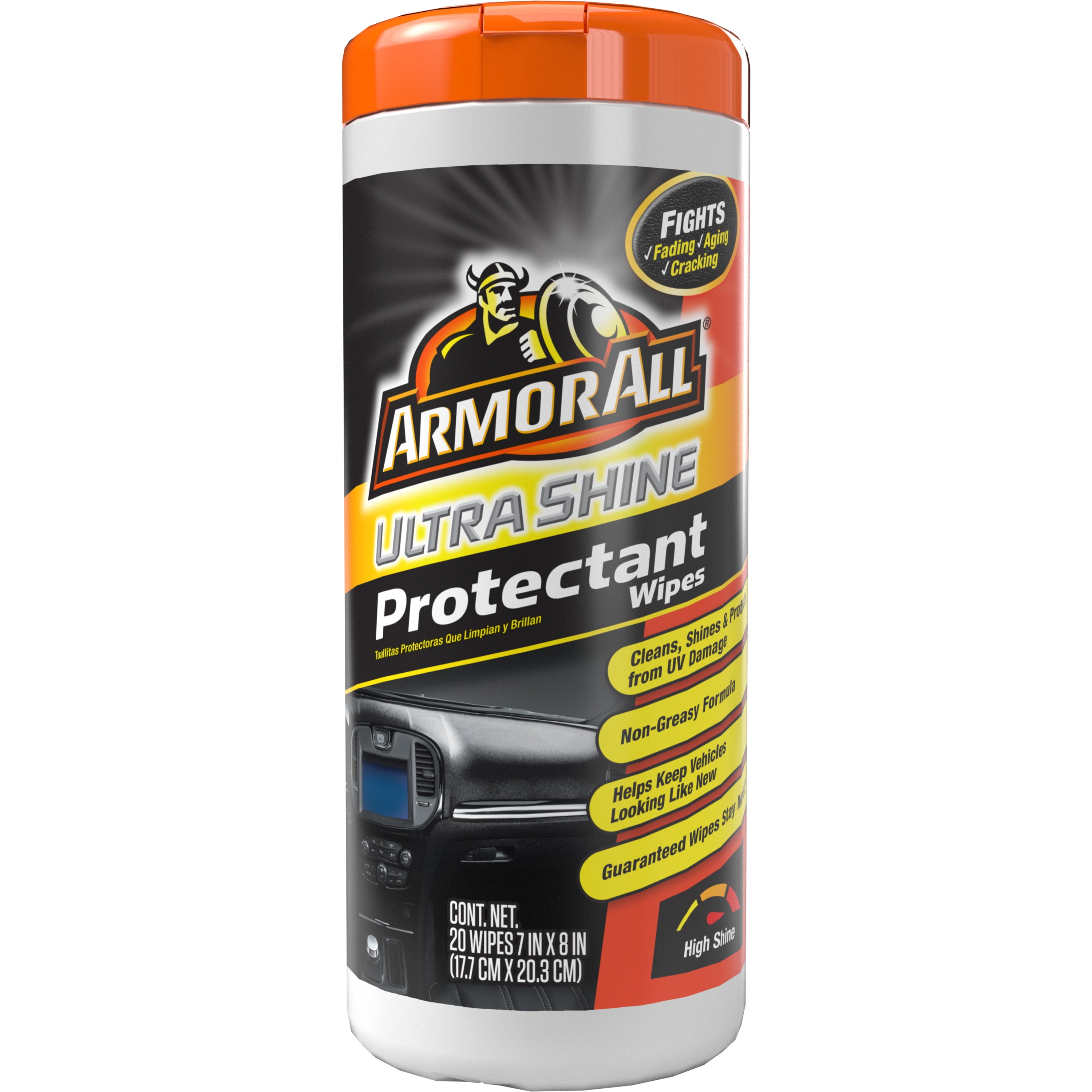 Armor All Ultra Shine Car Protectant Wipes (20 Count) - Walmart.com