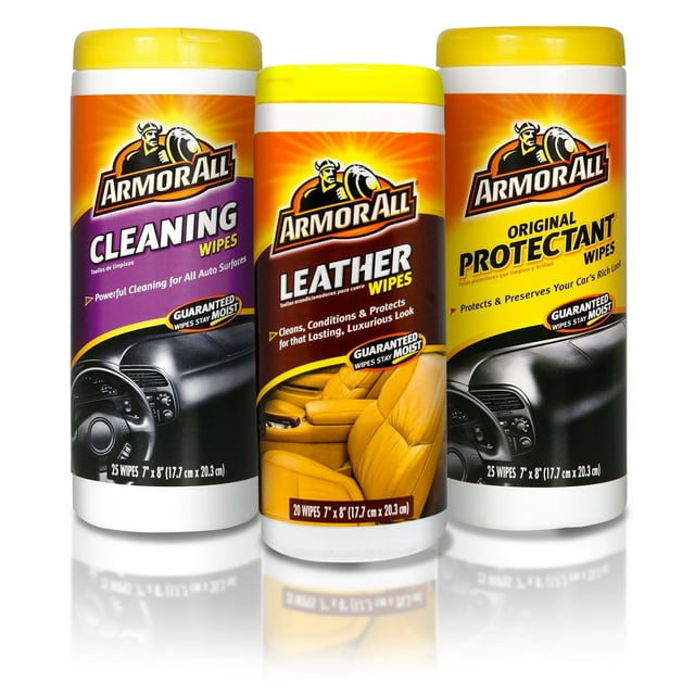 Armor All Original Protectant Shine Detailing Wipes Car Interior ...