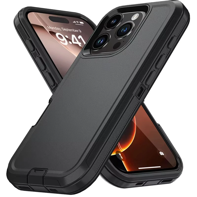 Armor Box Shockproof Defender Phone Case for IPhone 16 15 14 13 12 11 ...