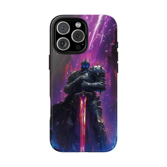 Armor Clad Knight with a Red Sword & a Purple Aura Case for iPhone 11 ...