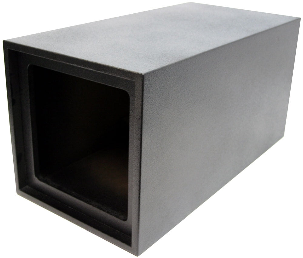 Armor Coated Single 12" Vented Tube Kicker L3 L5 L7 Square Subwoofer ...
