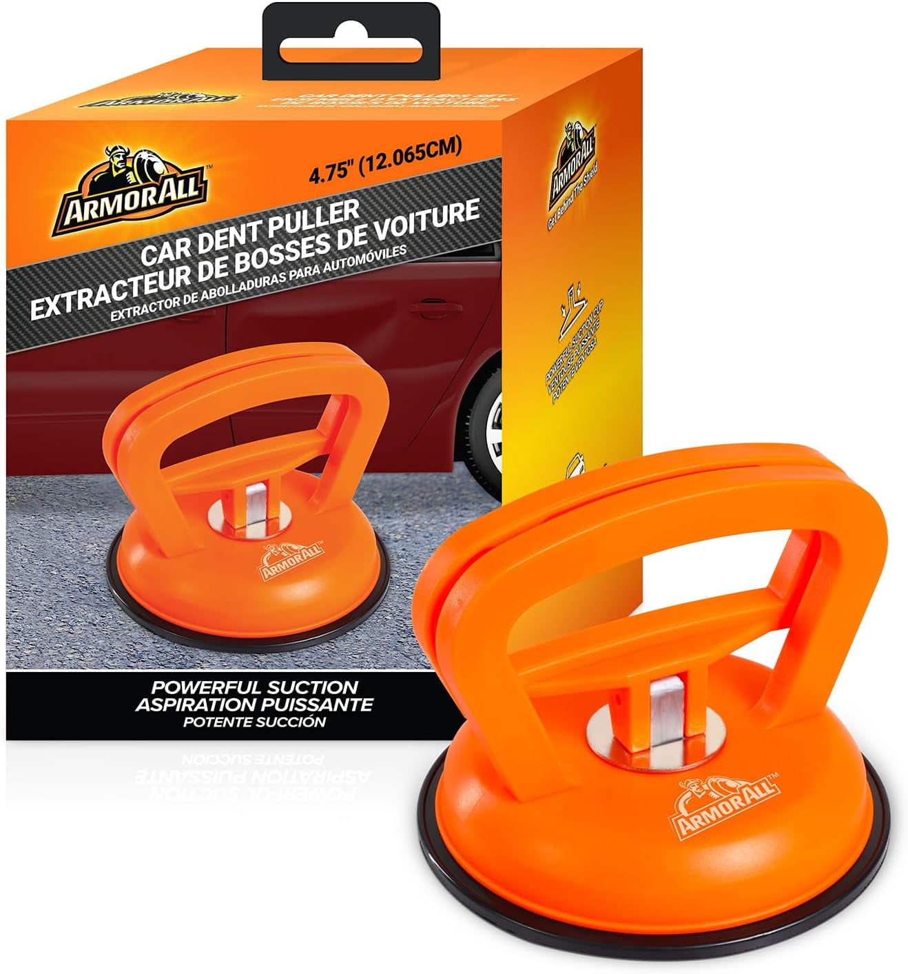 Armor All Dent Puller, Ultra-Powerful 55 Lb. Car Dent Puller, 4.5” inch ...