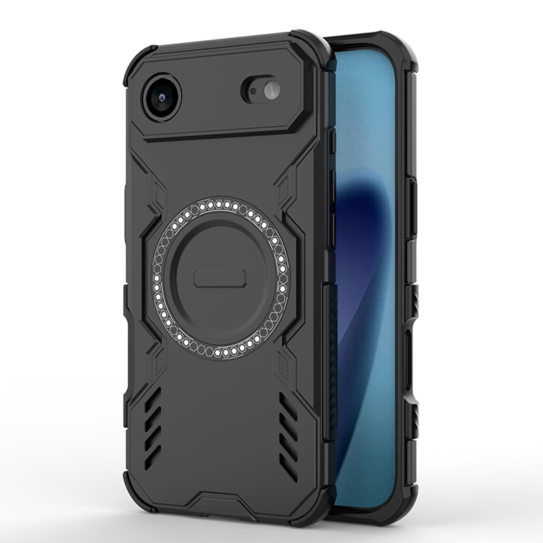 Armor Designed for iPhone Air Case, Built-in Magnet Compatible with ...