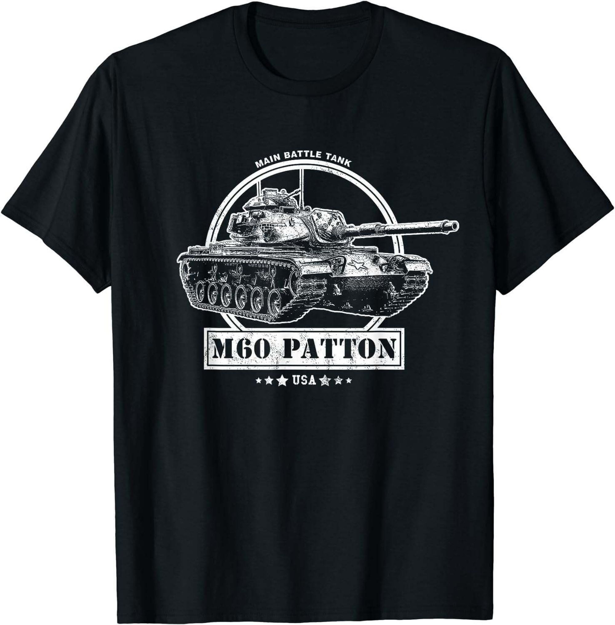 Armor Enthusiast's Delight: Embrace the Legendary M60 Patton Tank Tee ...