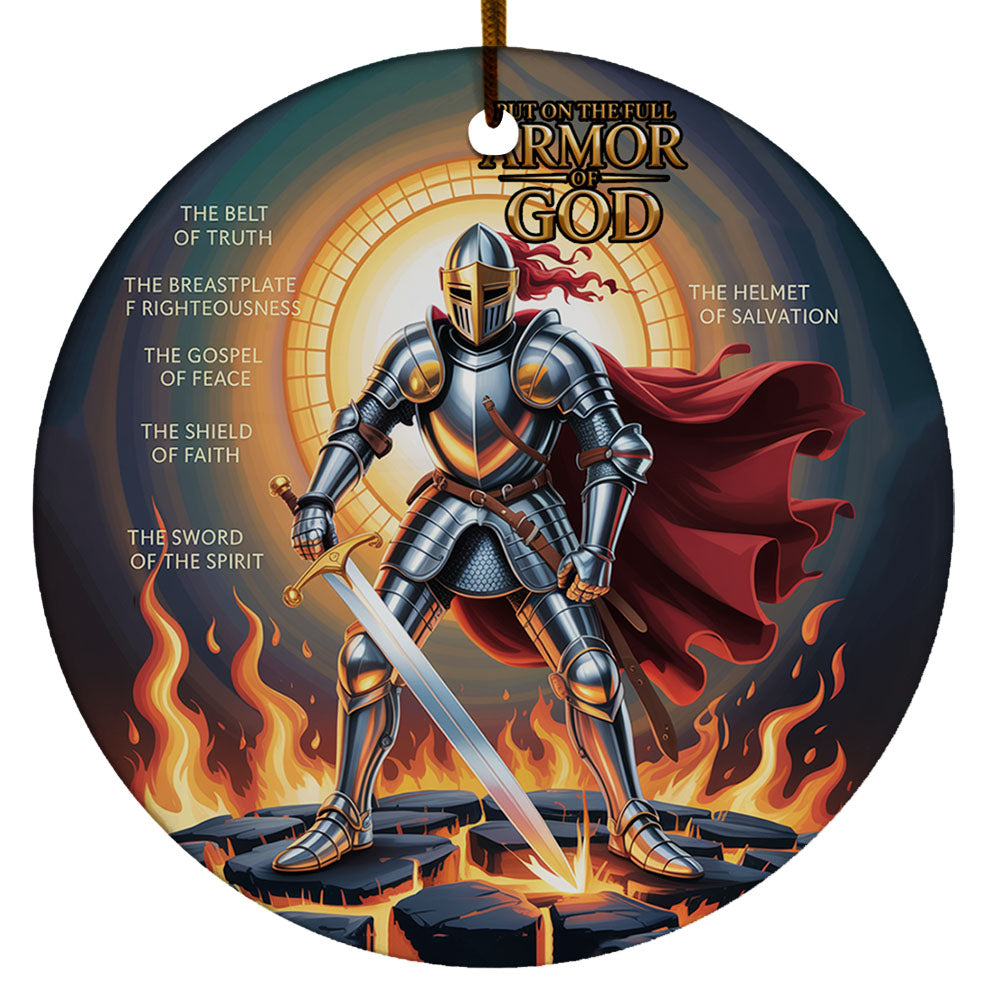 Armor of GOD Christmas Ornament, Christian Gifts for Women Men, Tree ...