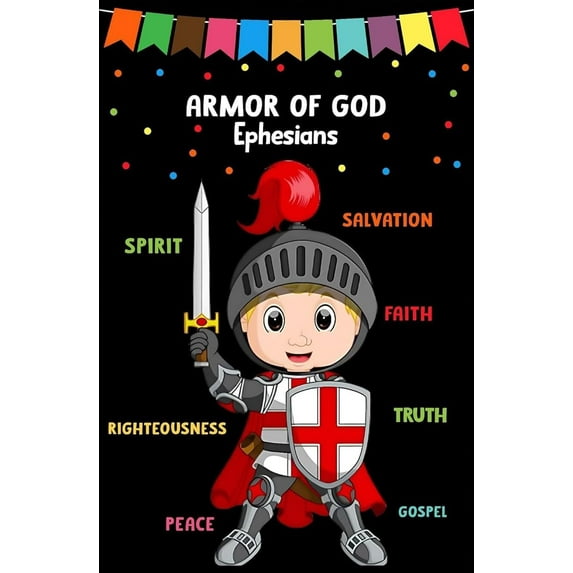 Armor of God Posters, Kids Scripture Poster, Church Sunday School Decor ...
