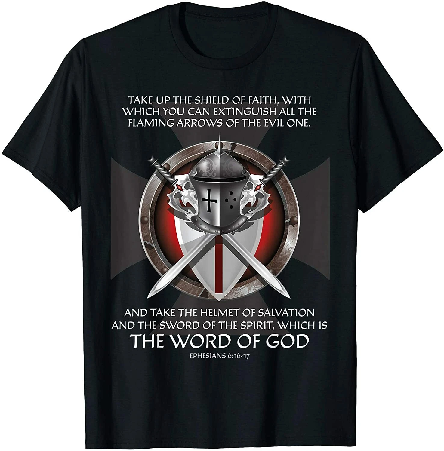 Armor Of God Christian Bible Verse Men Women Kids Faith Unisex T-shirt ...