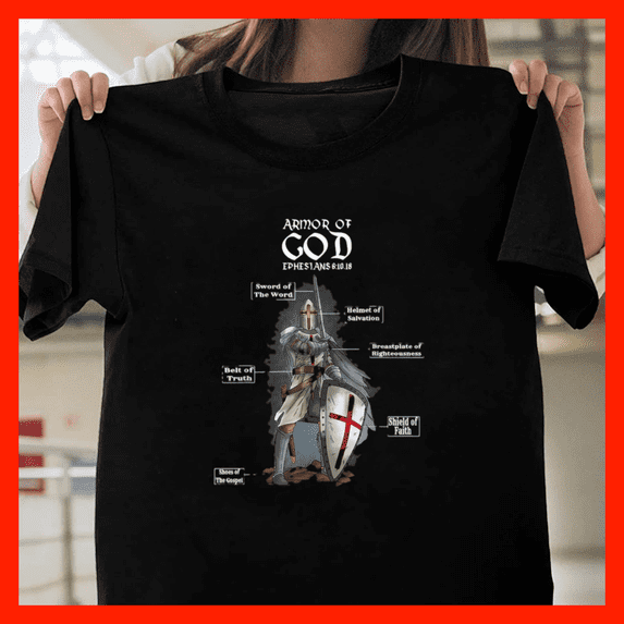 Armor Of God Ephesians 6 10 18 Bible Verse H8005, for Unisex - Up to ...