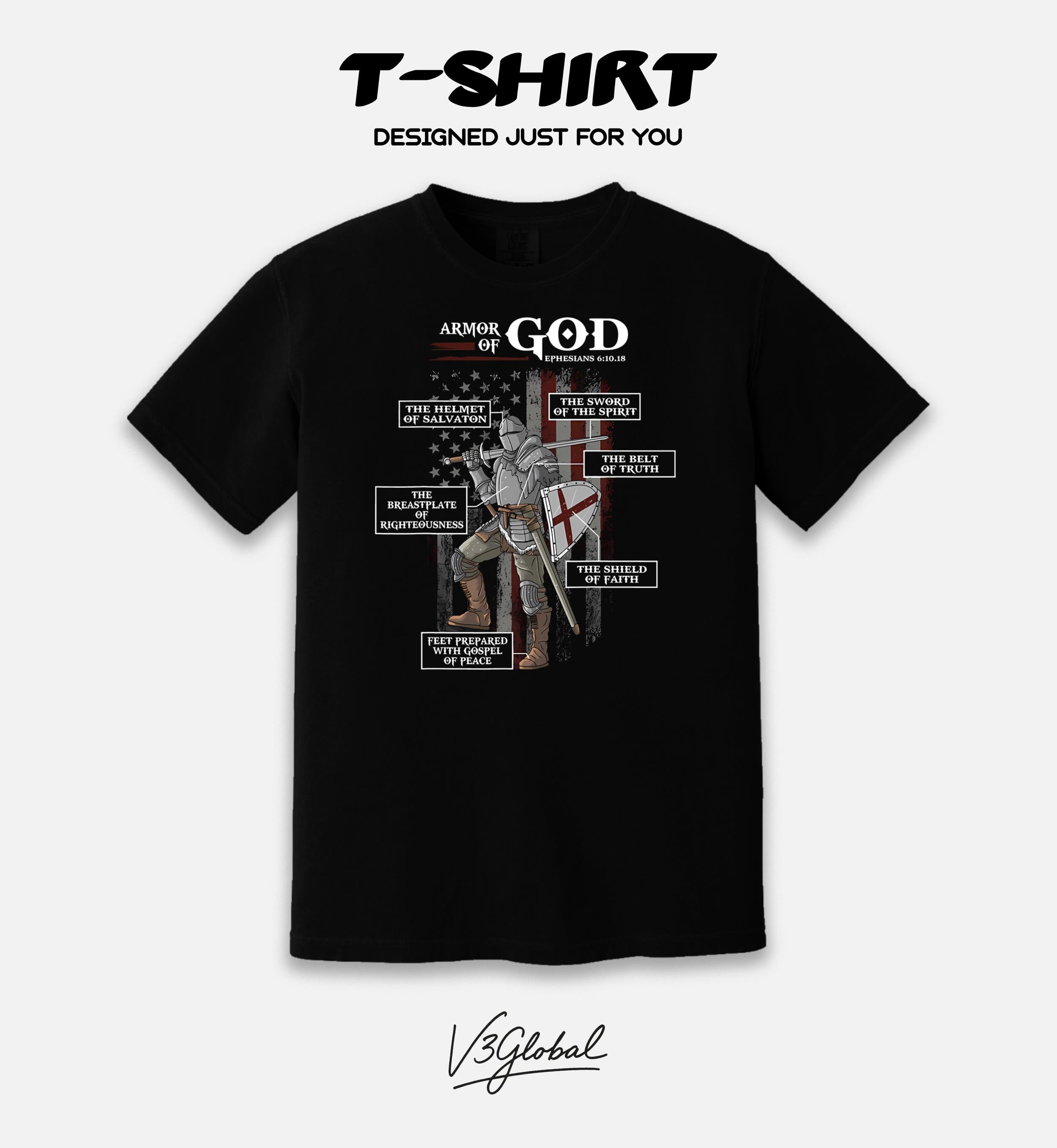 Armor Of God Ephesians 6 Bible Verse Christian Religious Comfort Color ...