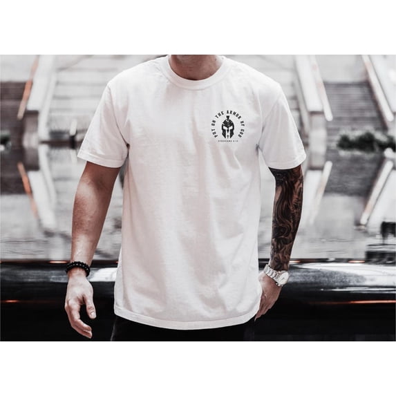 Armor Of God Gym Pump Christian Streetwear Workout Cover Mens Tactical ...