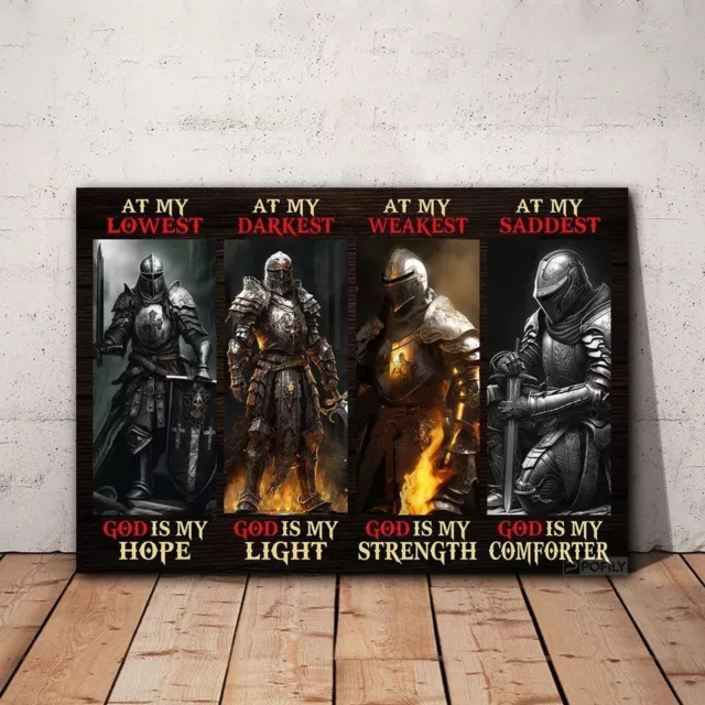 Armor Of God Poster Art, Christ Jesus Warrior Of God NO FRAMED POSTER ...