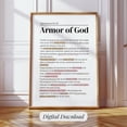 Armor Of God Wall Art, Unframed Paper Poster 8x10in - Walmart.com