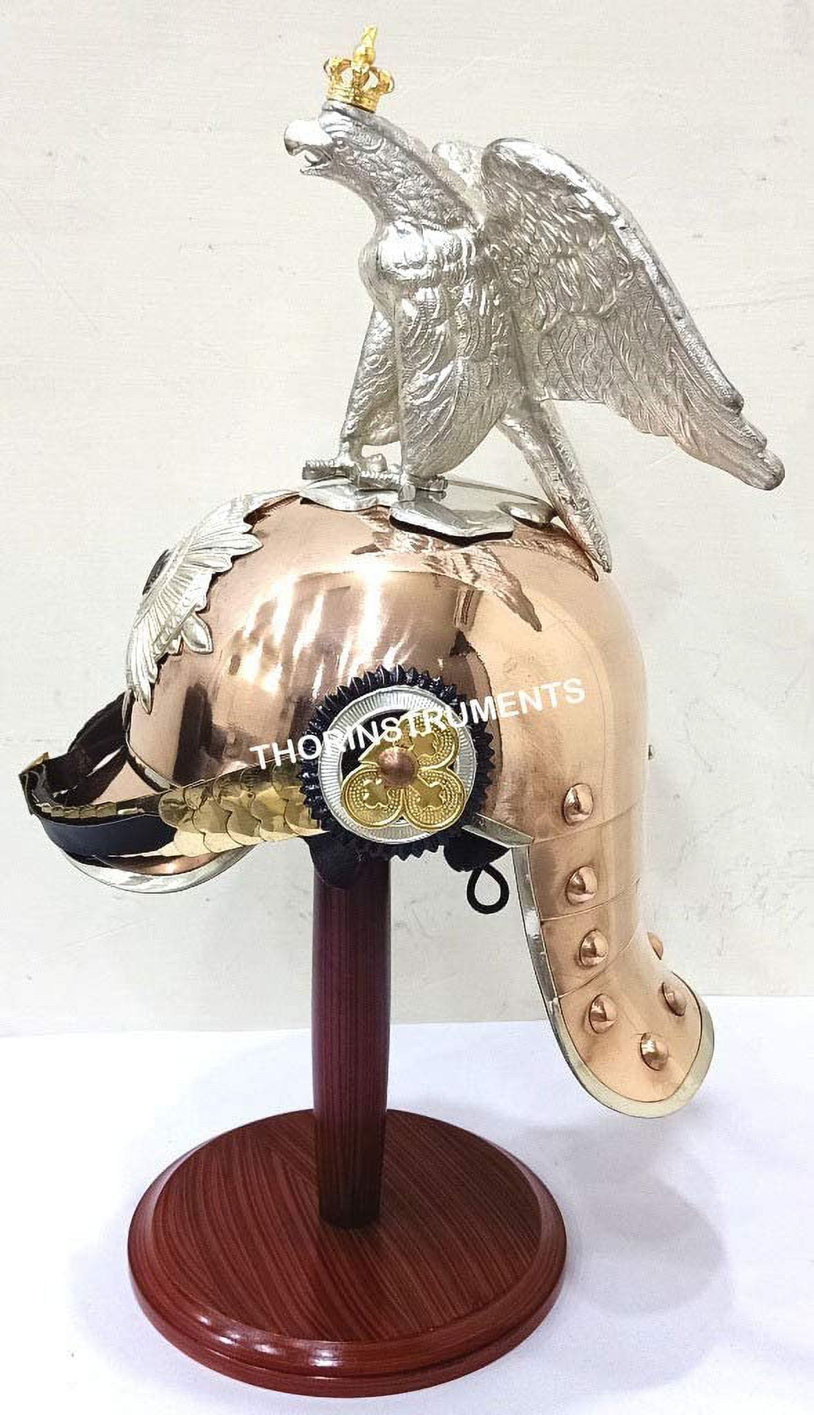 Armor Pickel haube Prussian WW1 Wappen Style German Copper Helmet ...
