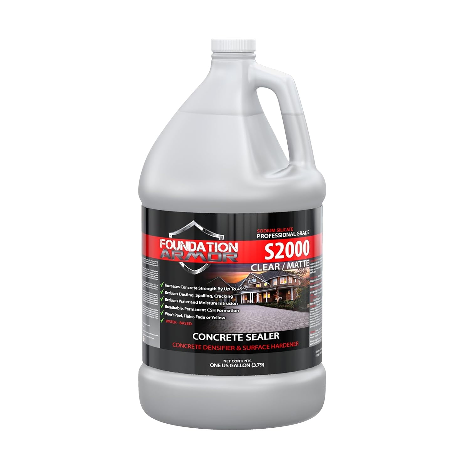 Armor S2000 Sodium Silicate Concrete Densifier and Surface Hardener - 1 ...