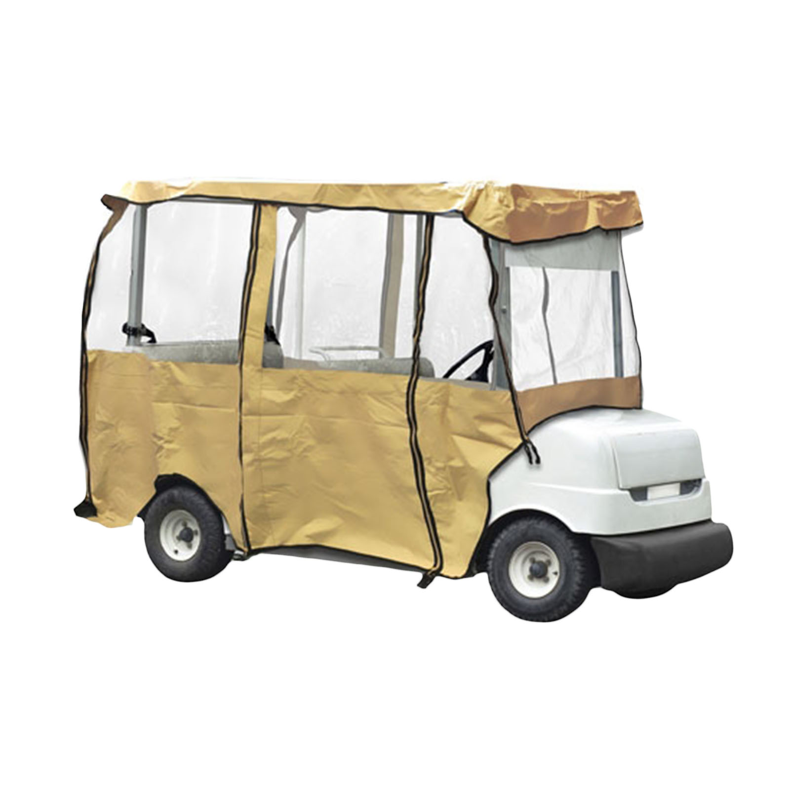 Armor Shield Deluxe 4 Sided Golf Cart Enclosure 4 Passenger, Fits Carts ...