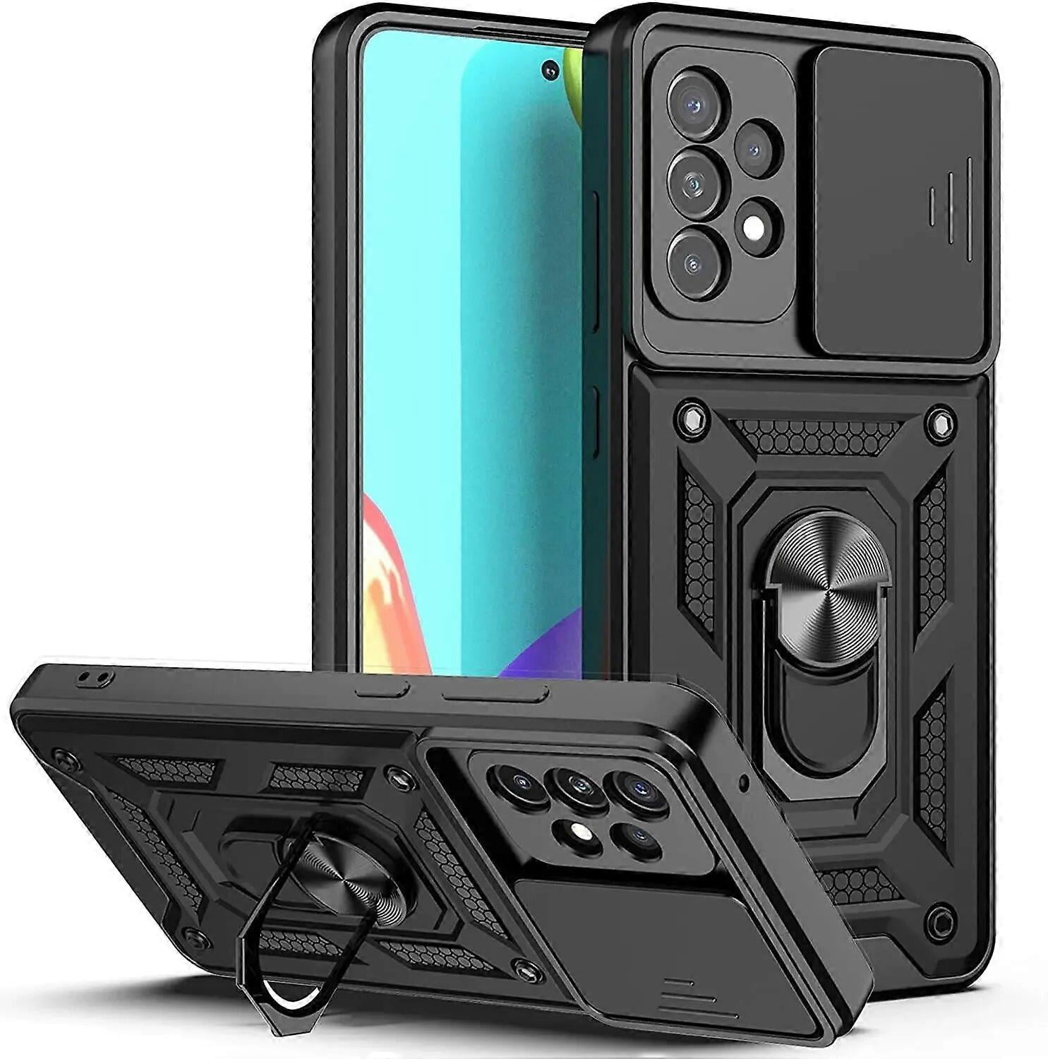 Armor Shockproof Magnetic Ring Stand Holder Case For Samsung Galaxy S24 ...