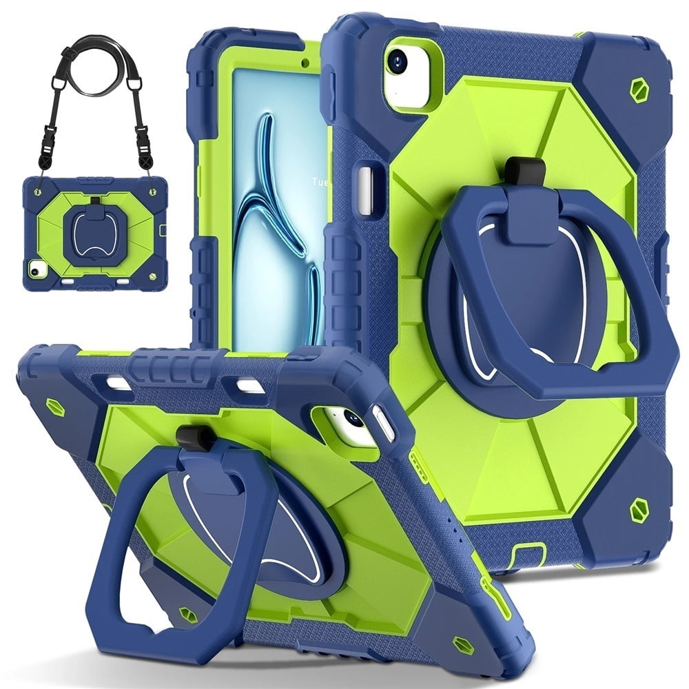 Armor Stand Shockproof Tablet Case For iPad Air 5 Air 6 A16 11th M3 Pro ...