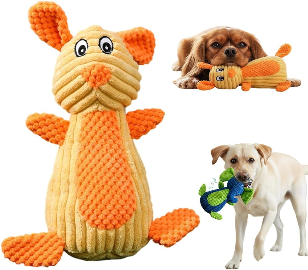 Armor-Stitch Plush Dog Companion - Heavy-Duty Reinforced Chew Toy with ...