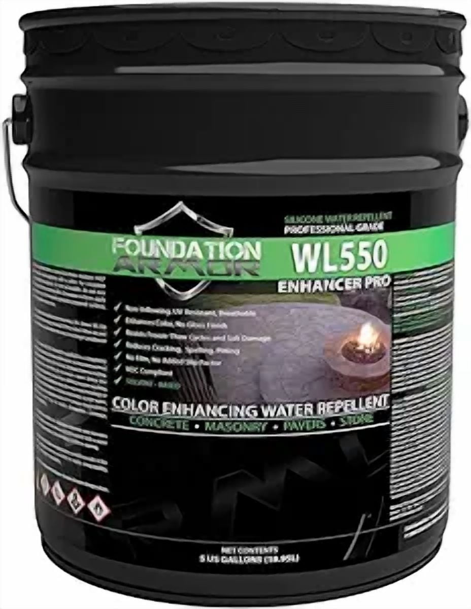 Armor WL550 Deep Penetrating Solvent-Based Matte Wet Look 5 Gallon ...