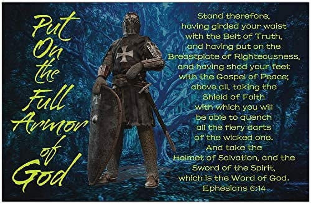 Armor of God 11'' x 17'' Inspirational Christian Poster-G56 - Walmart.com