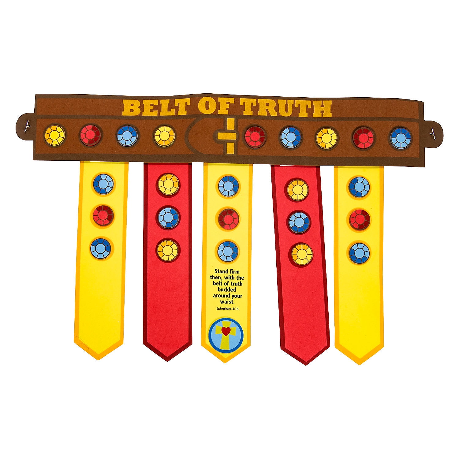 ARMOR OF GOD BELT CK - Craft Kits - 12 Pieces - Walmart.com