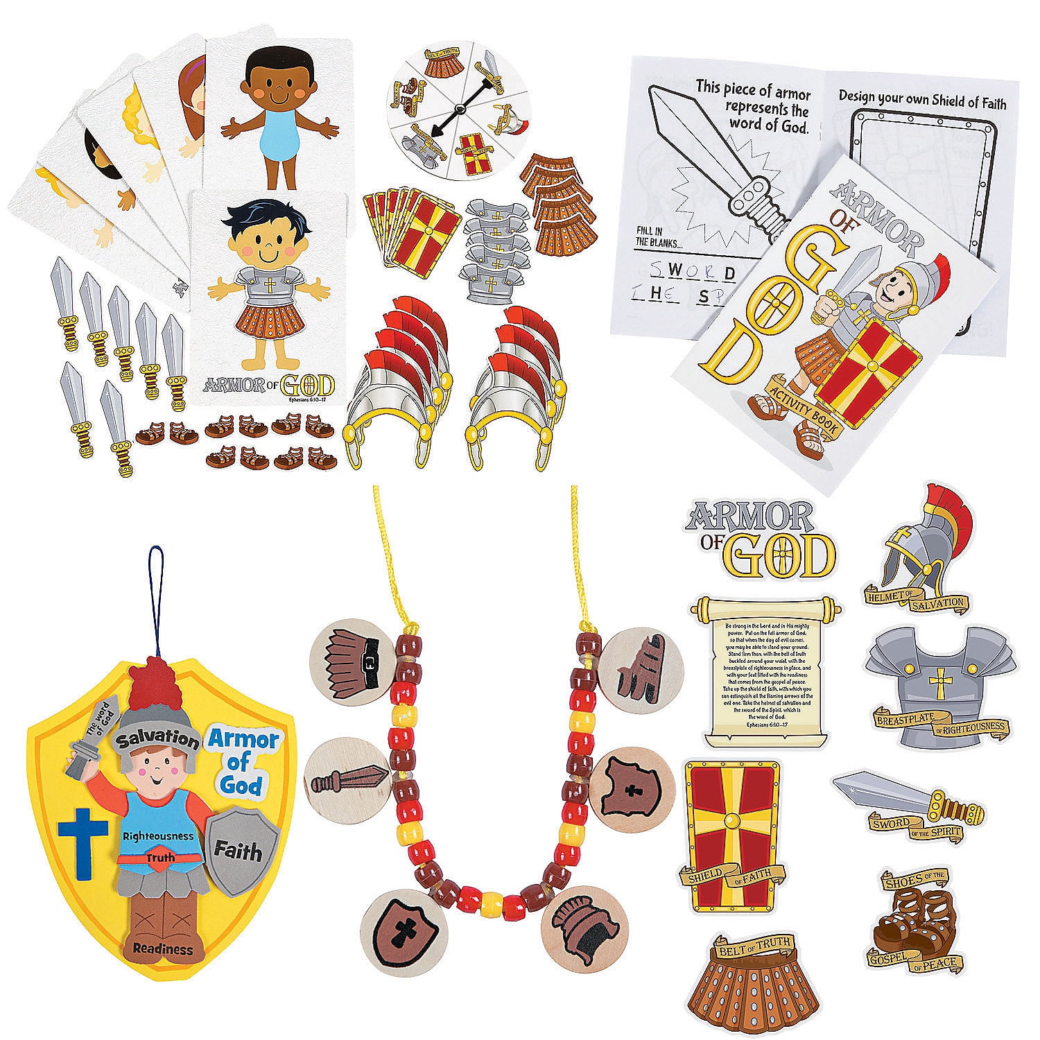 Armor of God Classroom Learning Kit - 57 Pc - Walmart.com