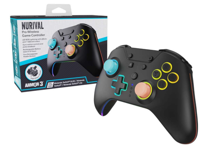 Armor3 NuRival Pro Wireless Game Controller for Nintendo Switch, Switch ...
