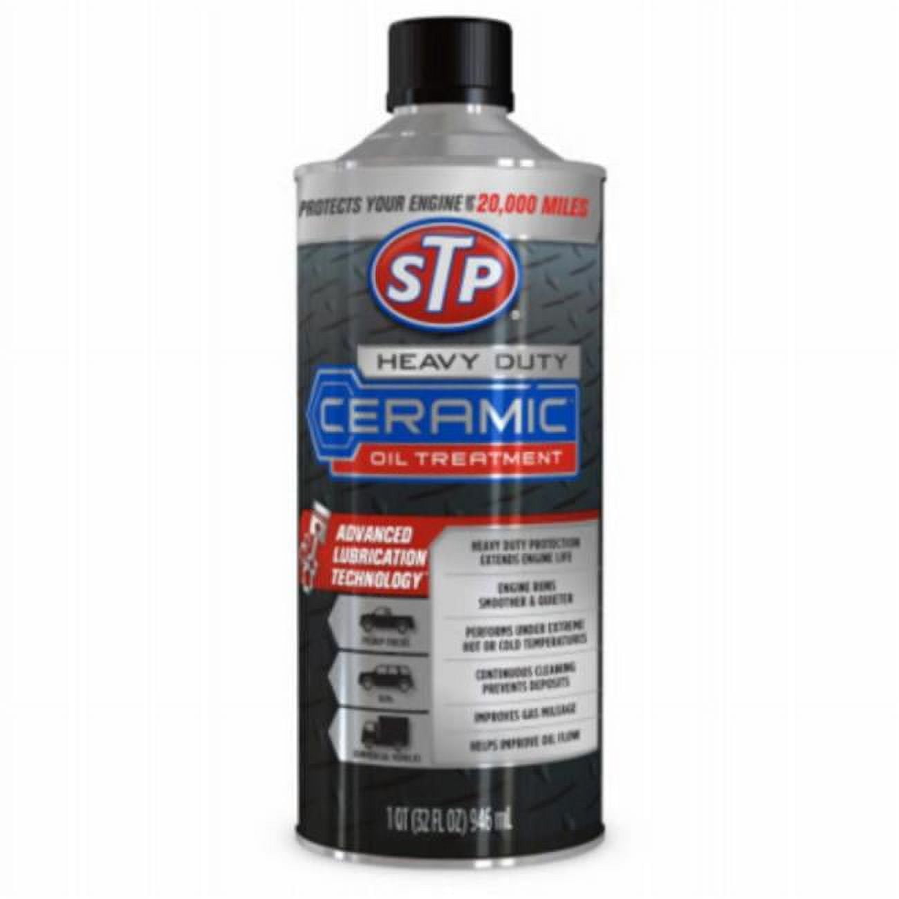 Armored Auto Group 107616 1 qt. STP Heavy Duty Ceram Oil Treatment ...