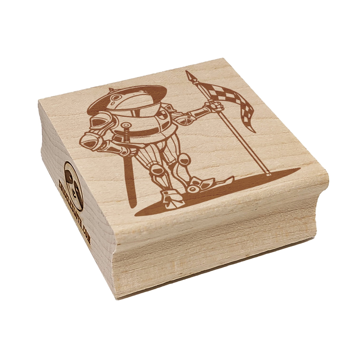 Armored Frog Knight Fantasy Square Rubber Stamp Stamping Scrapbooking ...