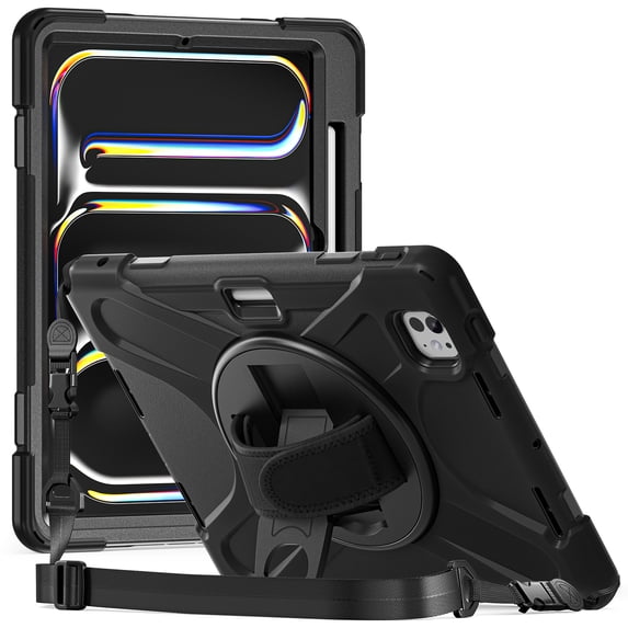 Armored Shockproof Stand Case Cover For iPad Pro 11 M4 2024 Pro 11 M5 ...