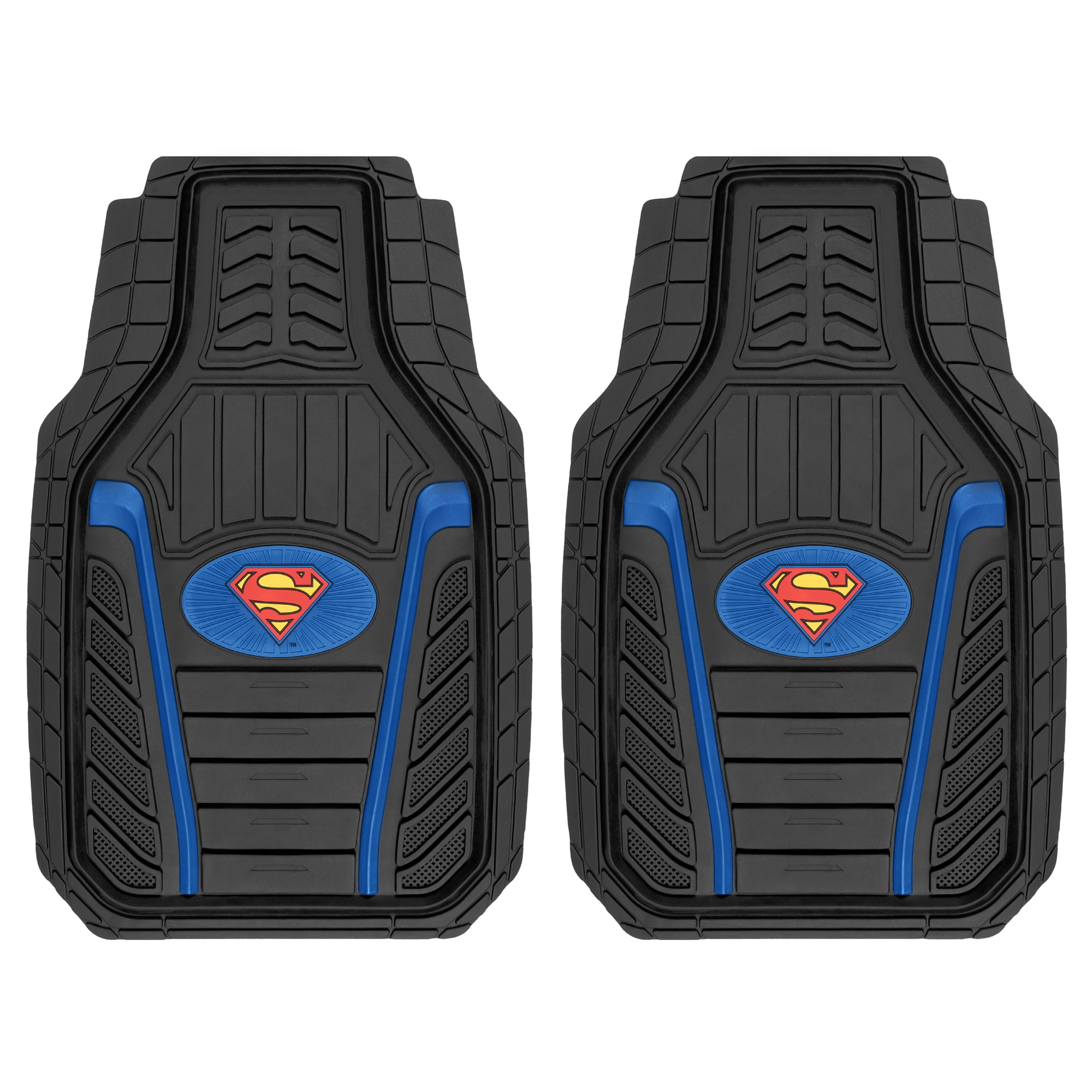 Armored Superman Car Floor Mats - Officially Licensed DC Comics - All ...