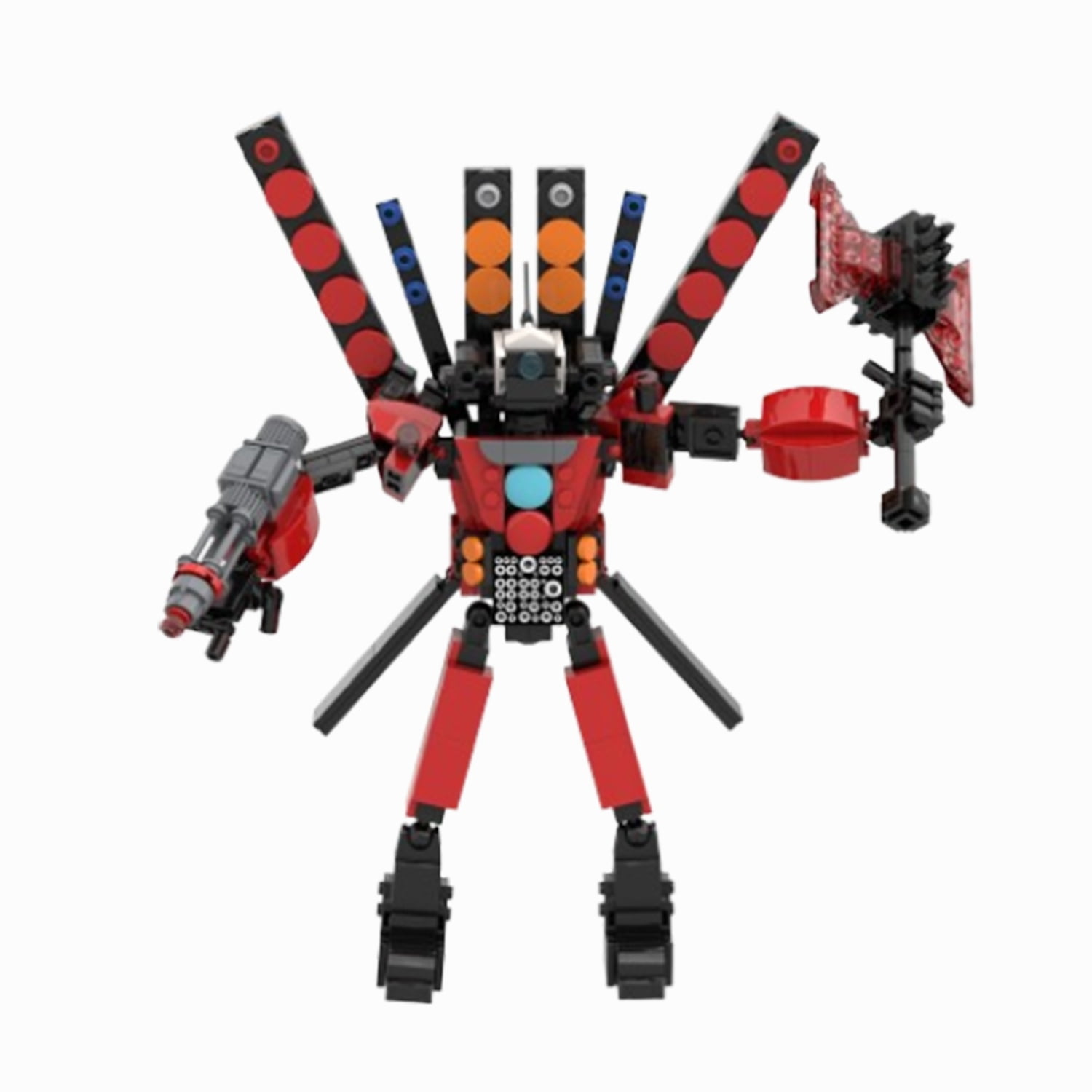 Armored Titan Villain & Toilet Hero Building Block Set – DIY TV Man ...