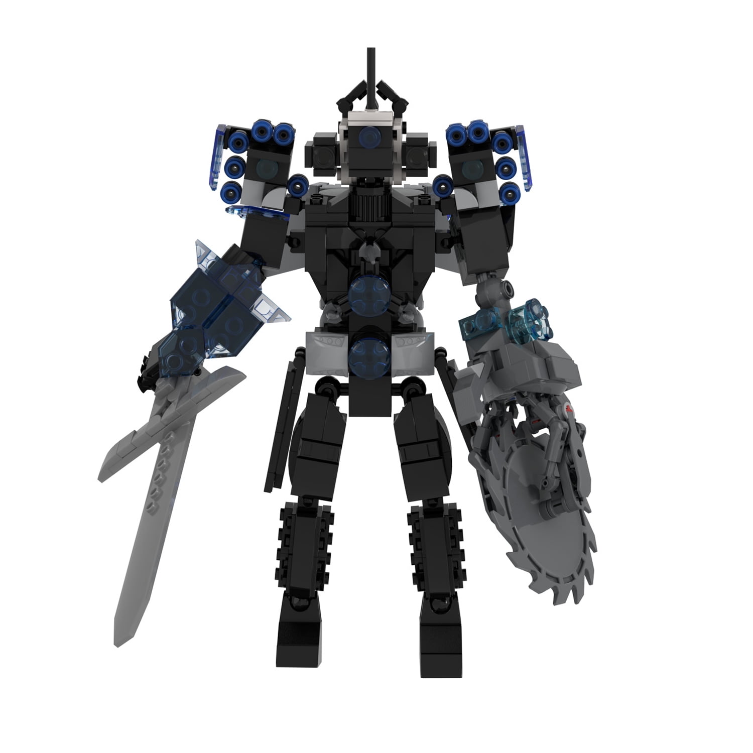 Armored Titan Villain & Toilet Hero Building Block Set – DIY TV Man ...