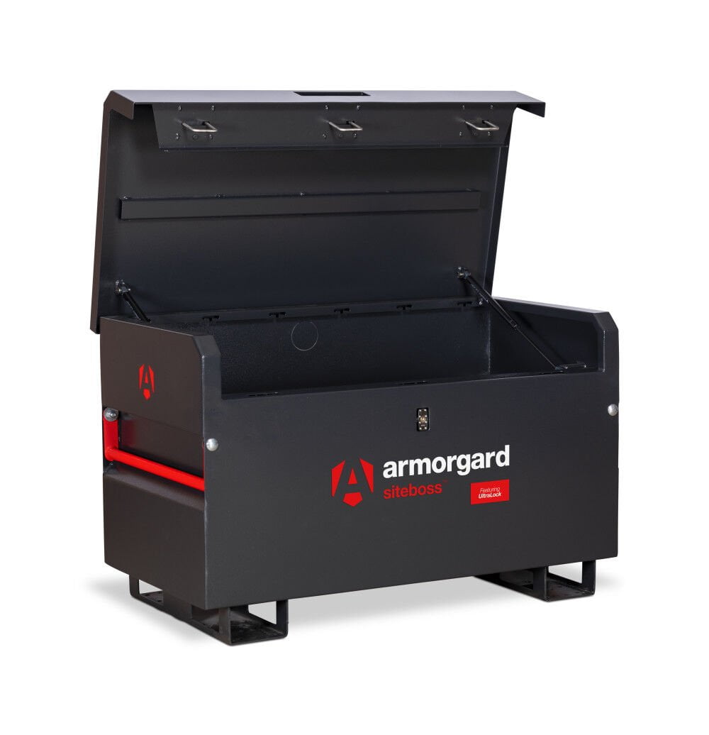 Armorgard Siteboss Chest, 45.3 X 24.2 X 28.3In, Black - Walmart.com
