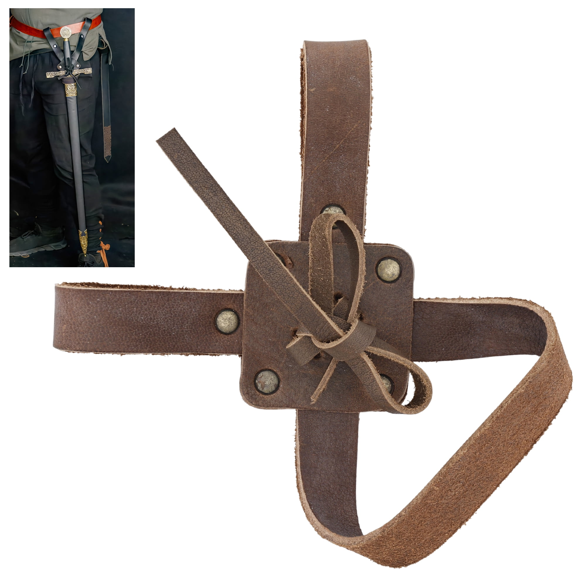 Armory Replicas Ambidextrous Sword or Axe Frog – Genuine Rawhide ...