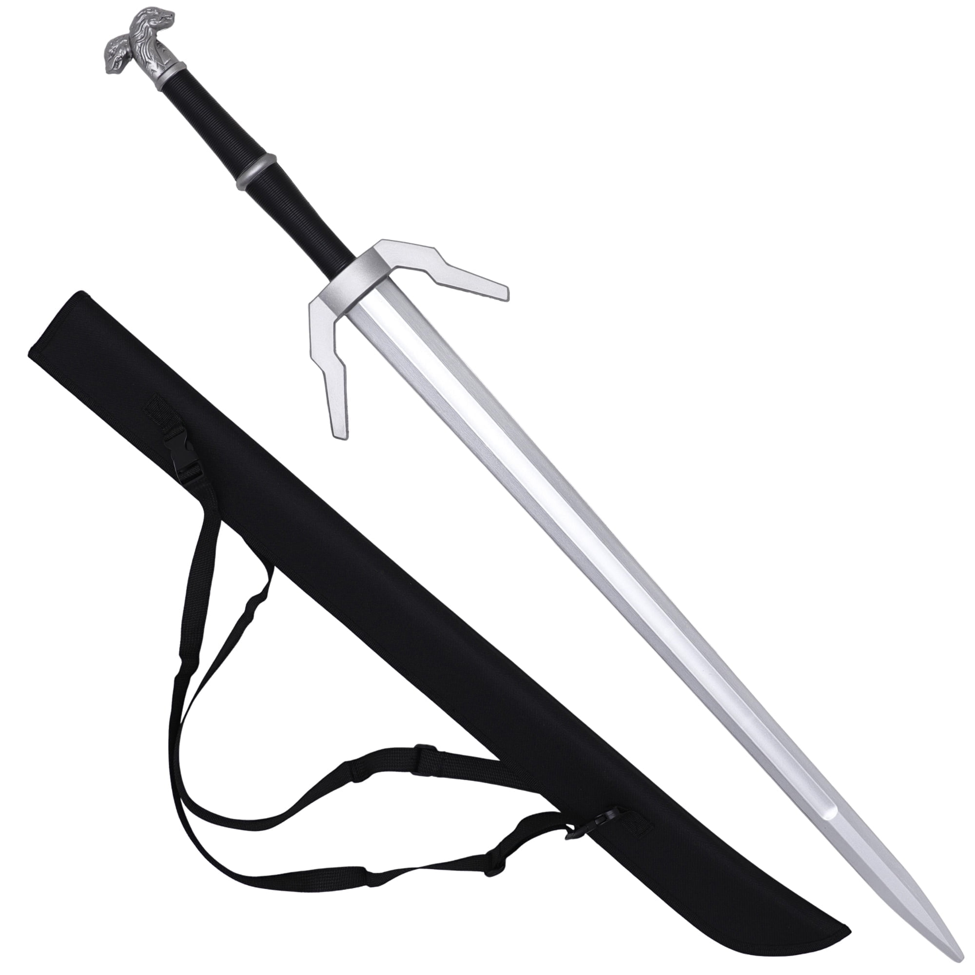 Armory Replicas Blazing Steel Medieval Foam Sword with Adjustable Back ...