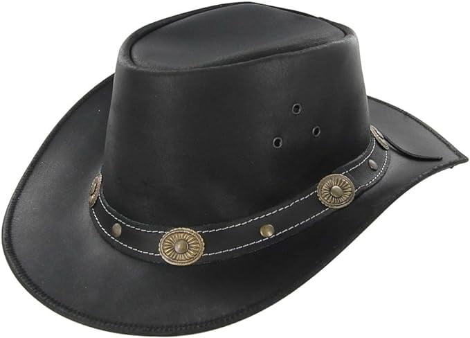 Armory Replicas - Cowhide Leather Hat for Men and Women - Buffalo ...