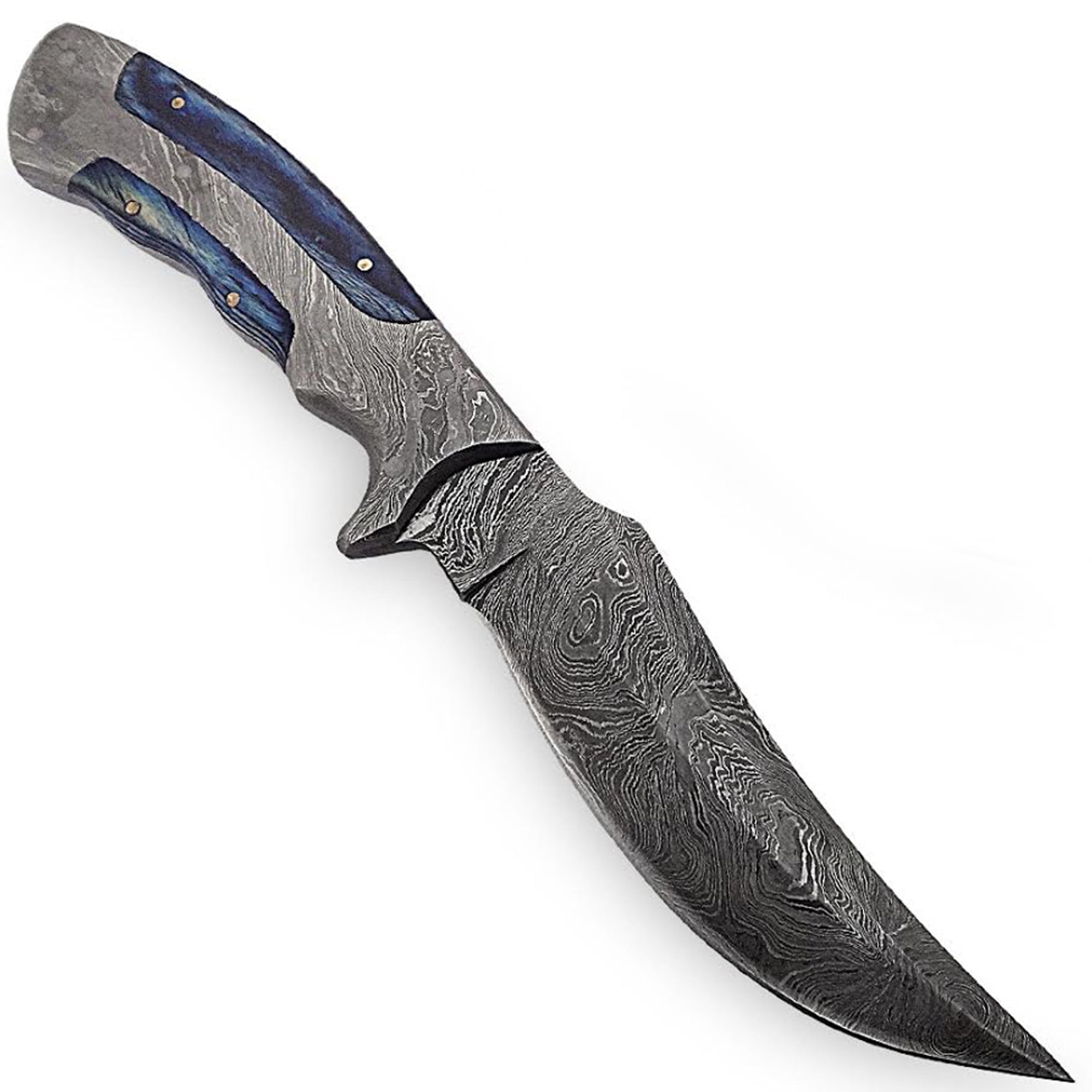 Armory Replicas Damascus Full Tang North American Game Hunting Knife ...