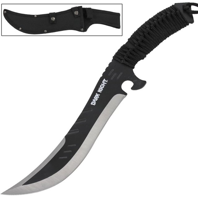 Armory Replicas Dark Night Full Tang Hunting Knife Free Nylon Sheath with Belt Loop for ...