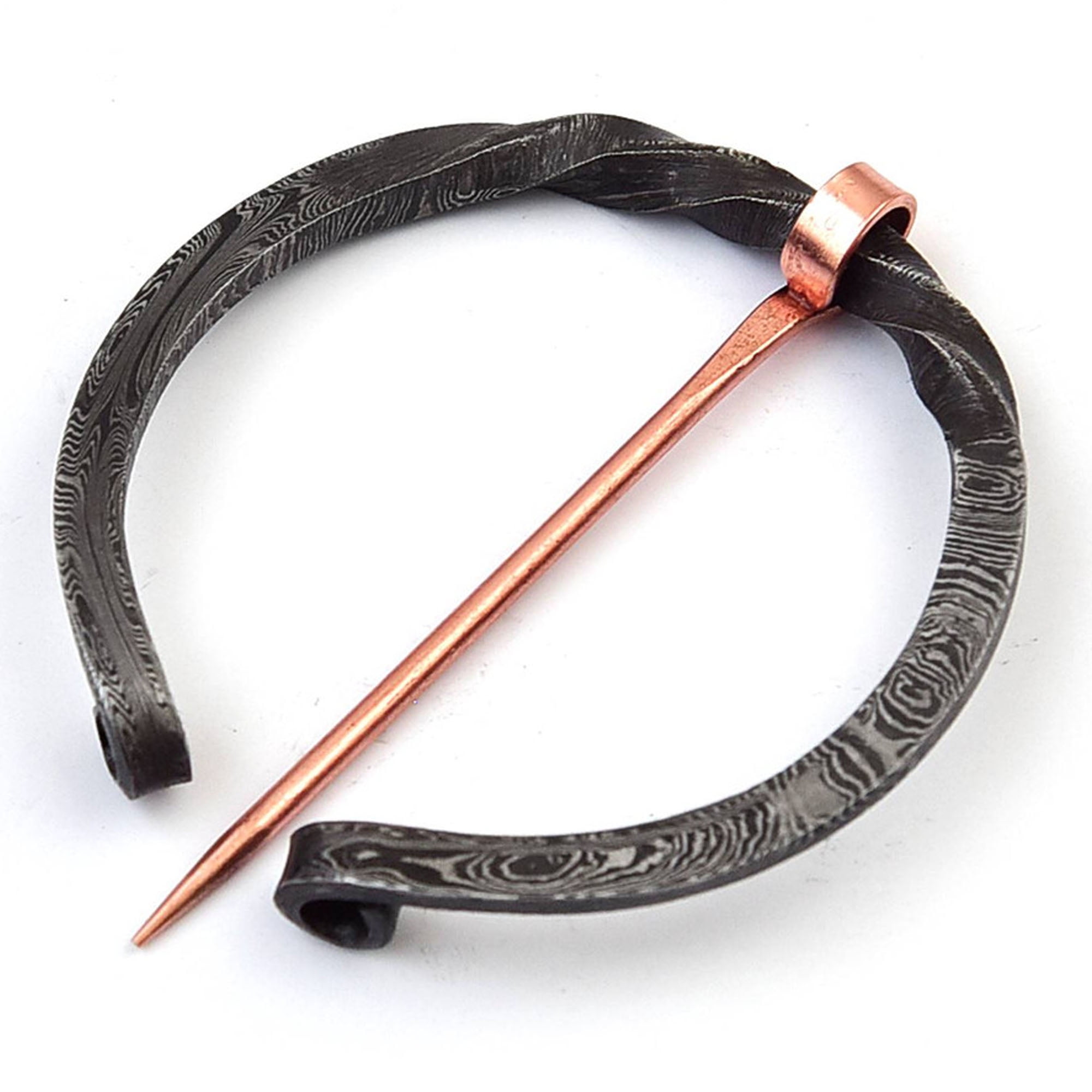 Armory Replicas Easy Stability Hand Forged Damascus Steel Penannular ...