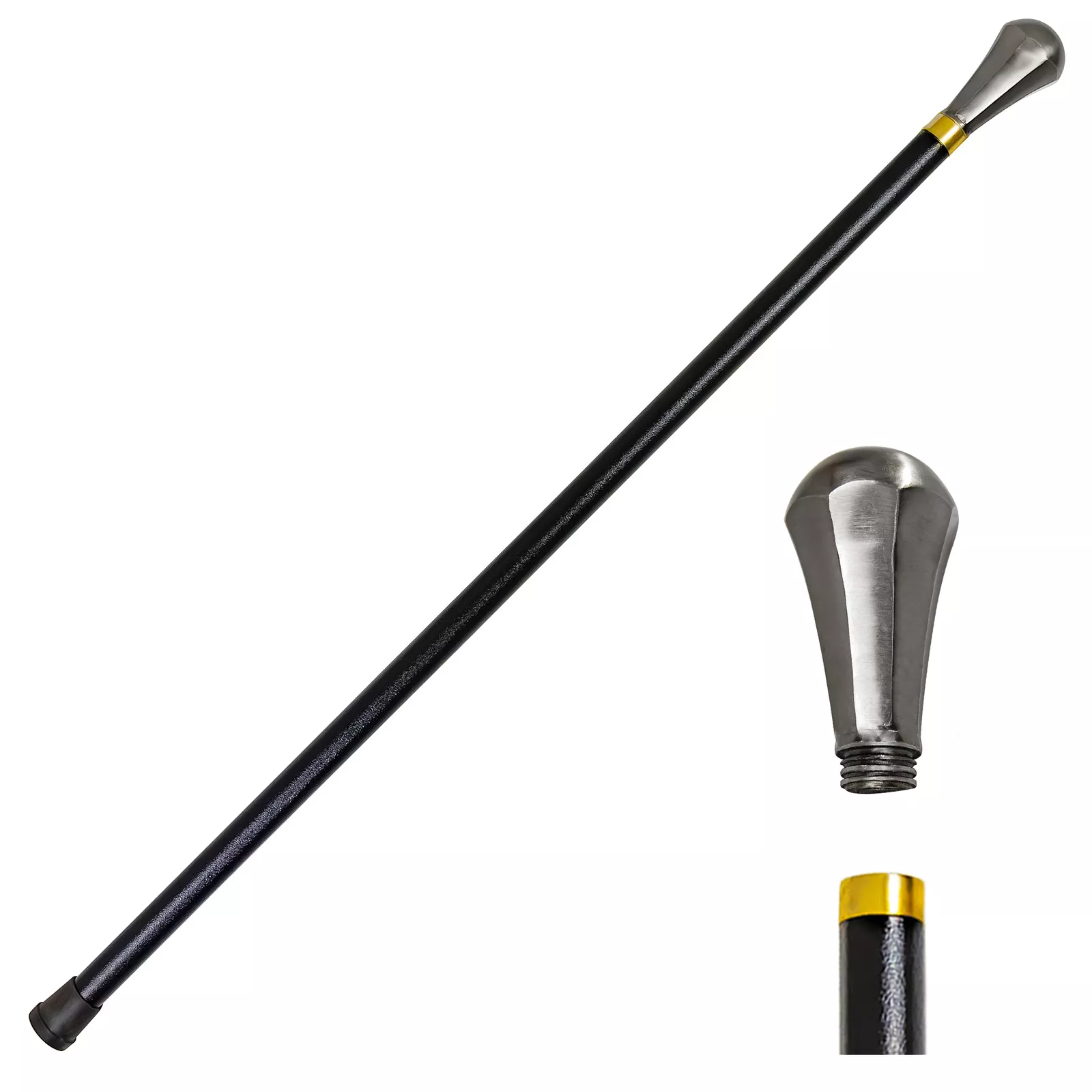 Armory Replicas Finale Walking Cane Claw Handle with Rubber Stopper, 37 ...