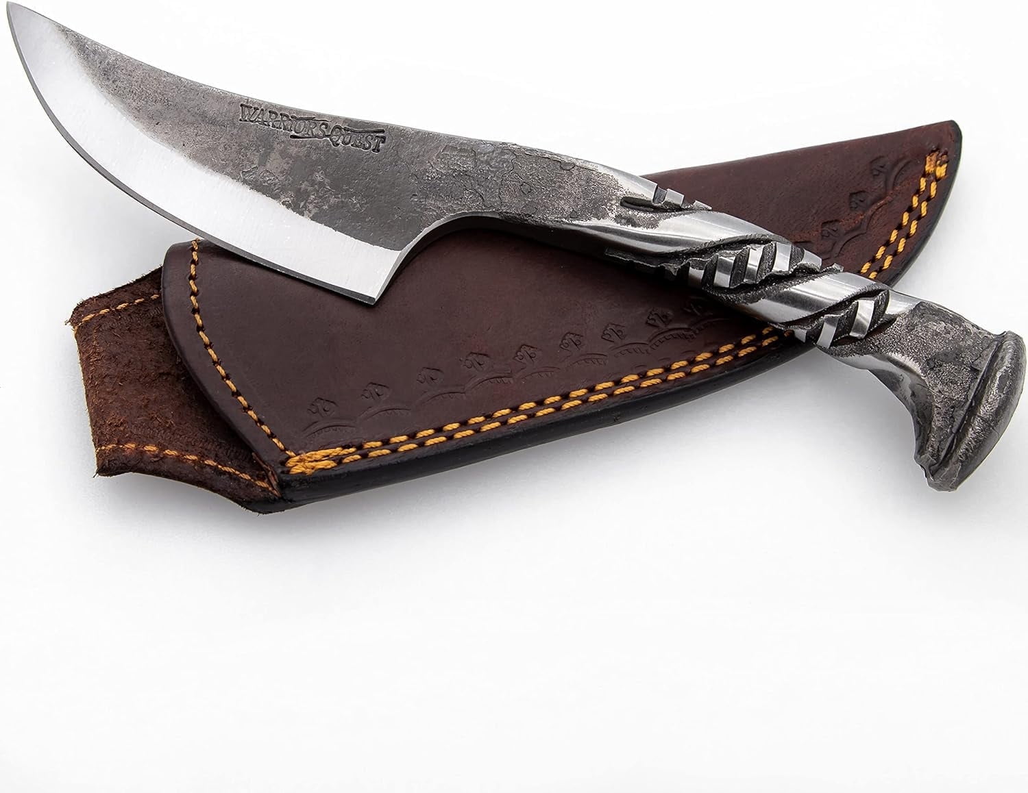 Armory Replicas Tactical Knife, with Premium Tooled Leather Sheath - Walmart.com
