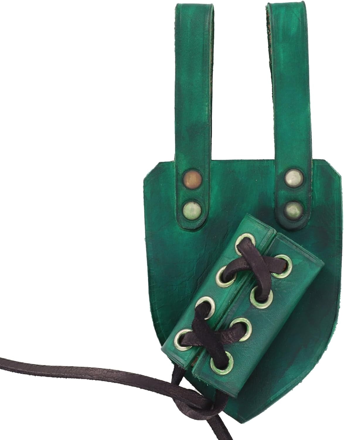 Armory Replicas Green Medieval Leather Sword & Dagger Belt Holder ...