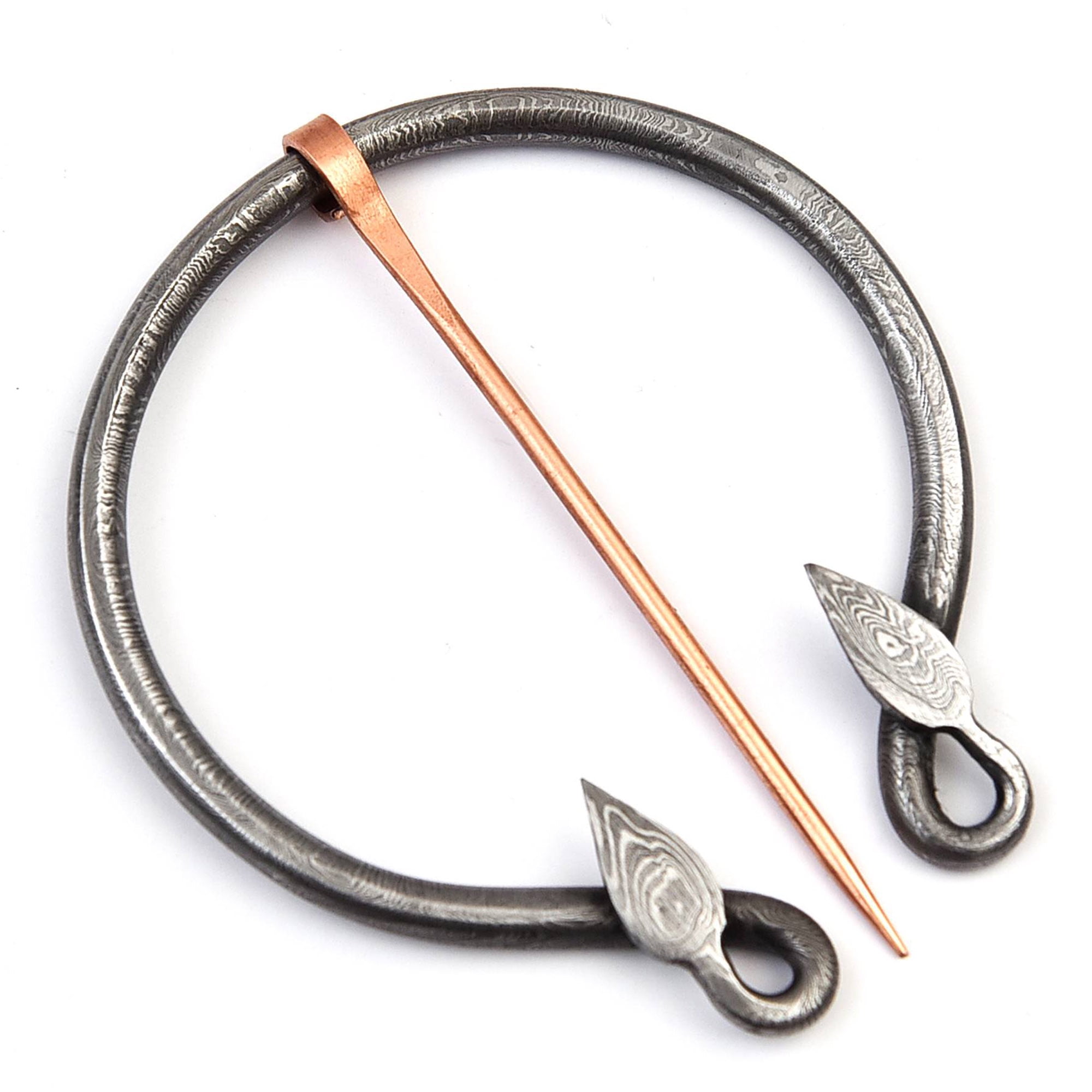 Armory Replicas Growth Aplenty Hand Forged Damascus Steel Penannular ...