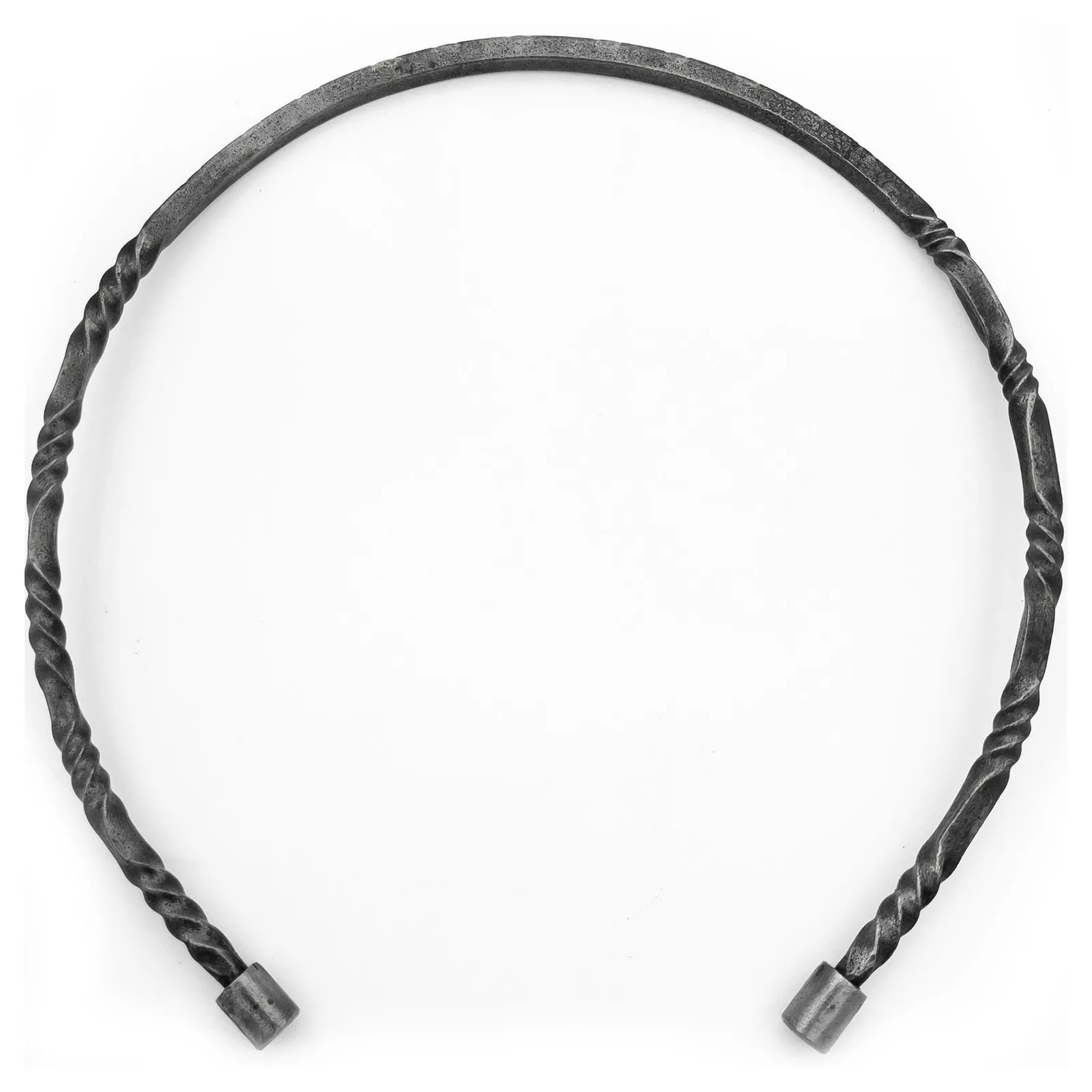 Armory Replicas Hand Forged Druid Iron Torc Necklace - Medieval Twist ...