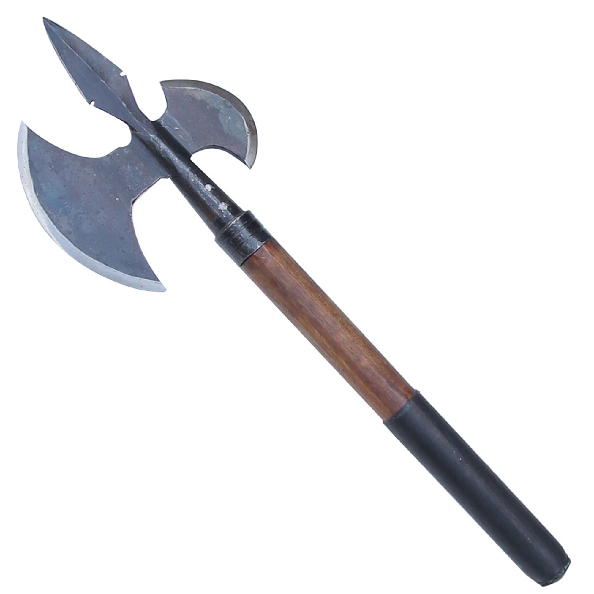 Armory Replicas Hand-Forged Iron Steel Axe with Leather Grip - Walmart.com