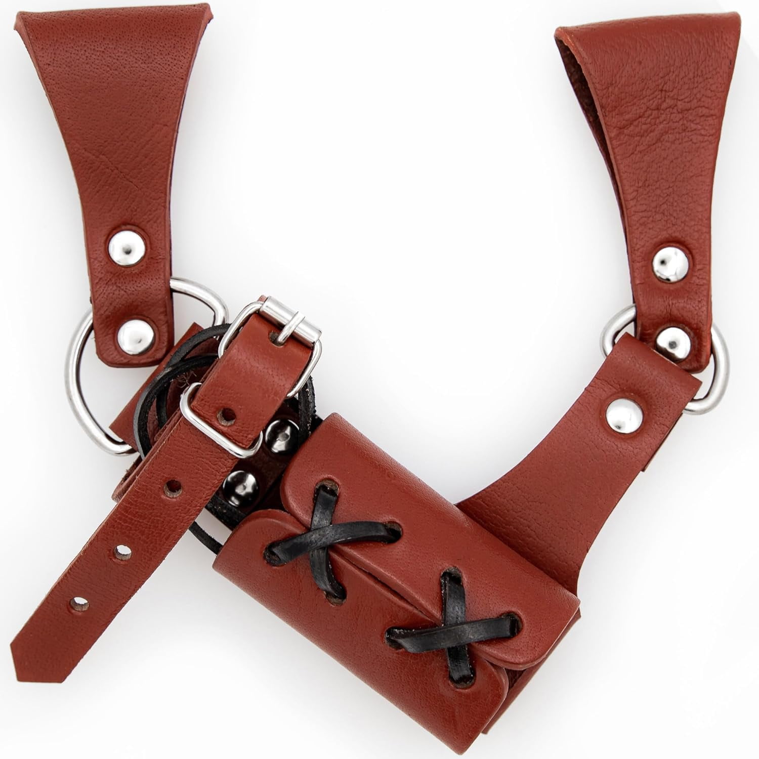 Armory Replicas Handcrafted Leather Sword Frog – Medieval Costume LARP ...